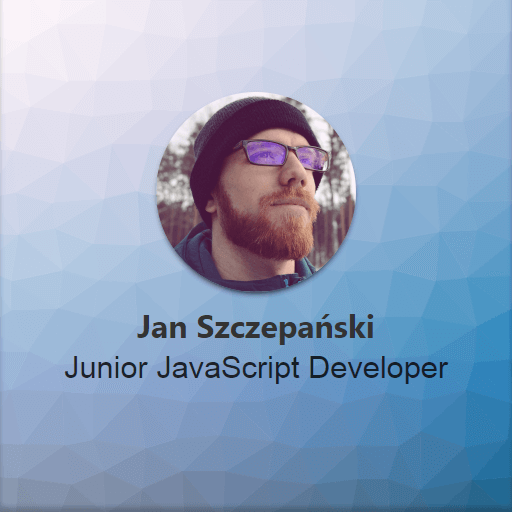 Jan Szczepański - Junior Javascript Developer